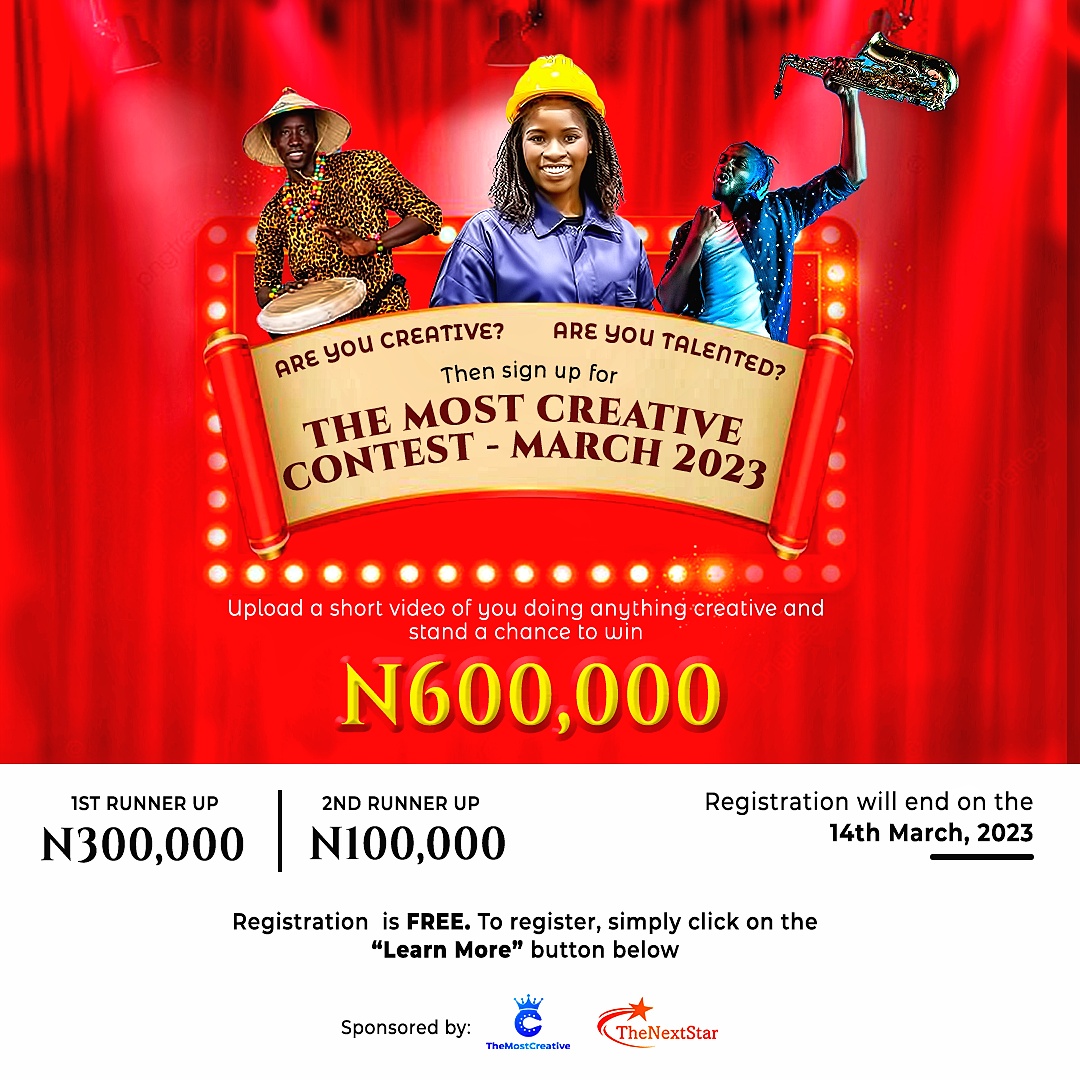 The Most Creative Contest - March 2023 [Completed]